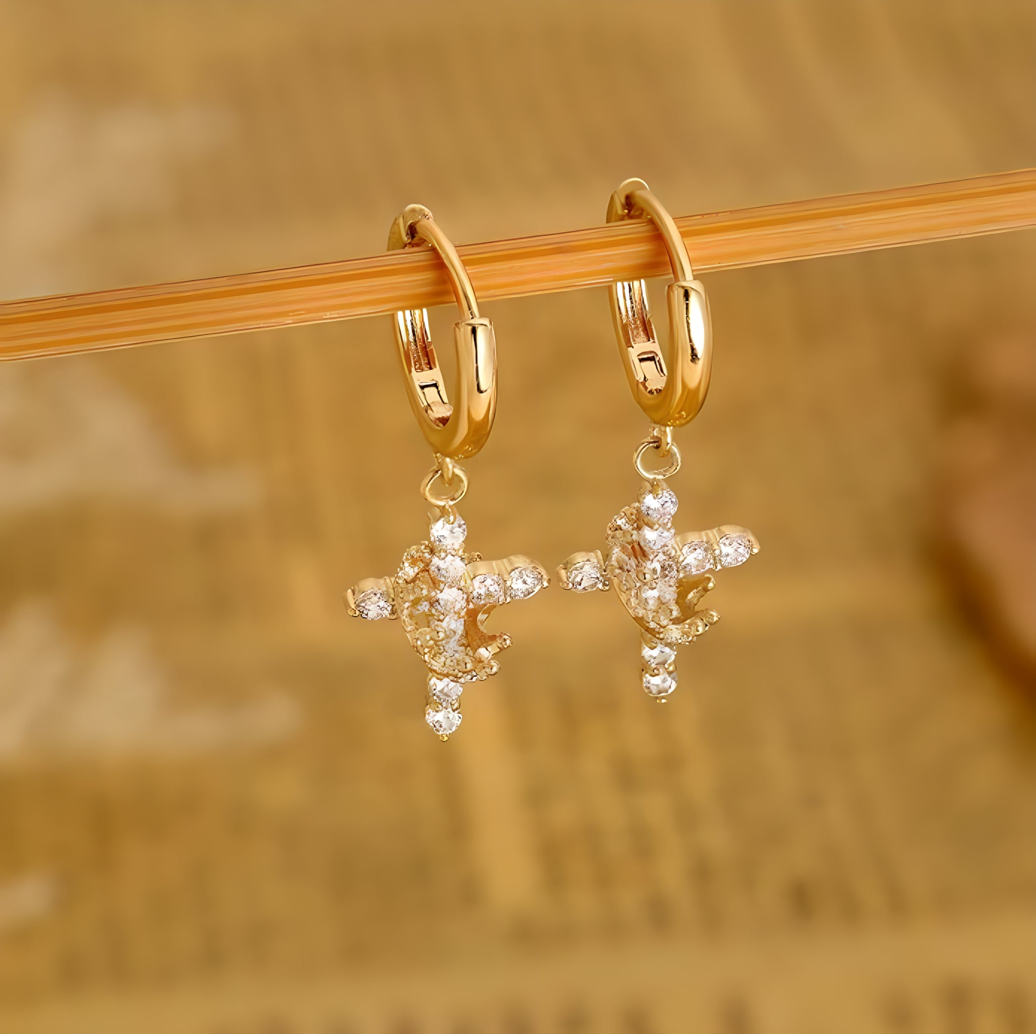 CROSS & CROWN EARRINGS – Lainly™